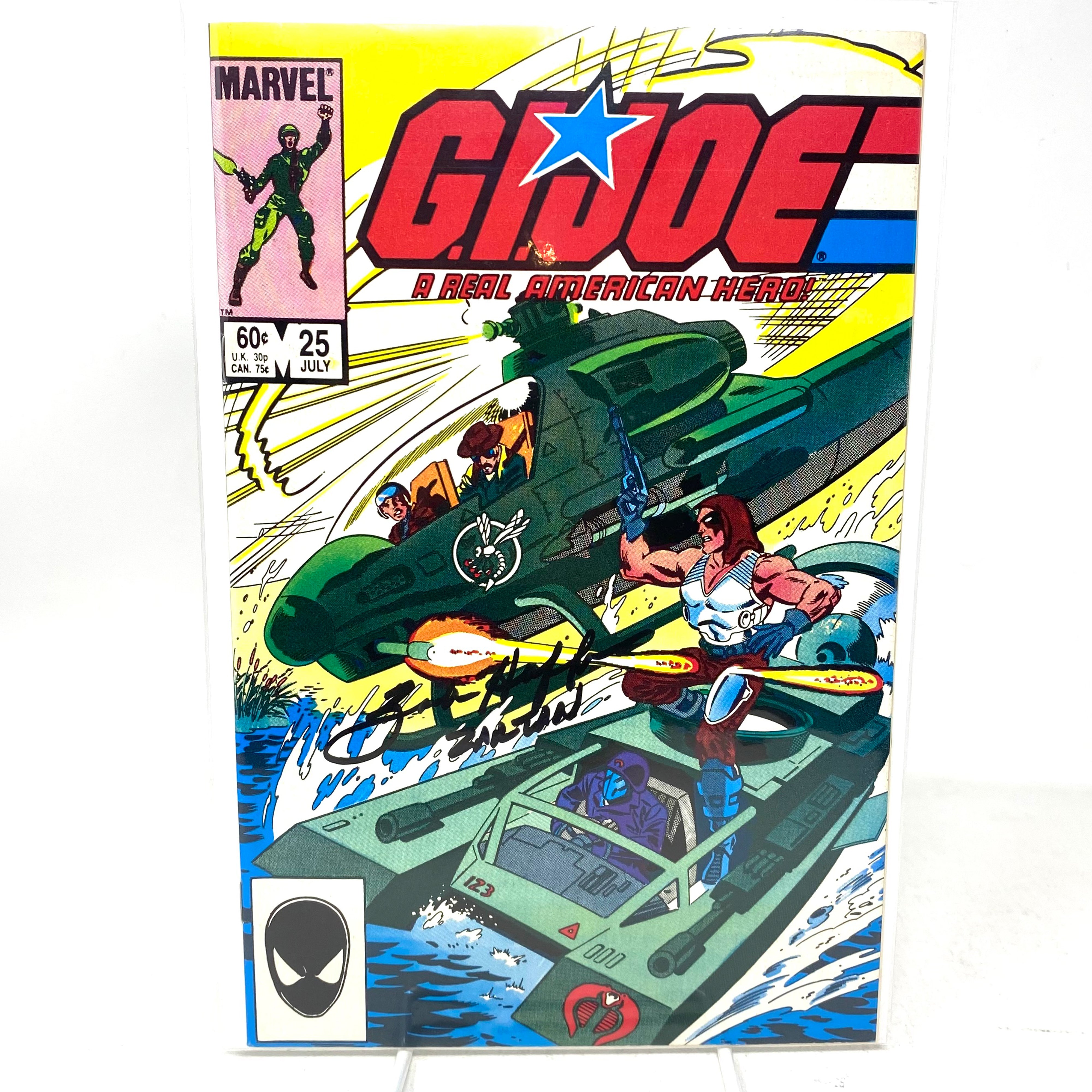 GI Joe Issue 25 Signed Zartan | Marvel Comics – Atlanta Vintage Toys ...